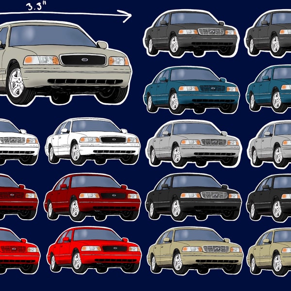 Ford Crown Victoria Svg - Etsy