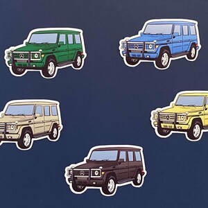 Mercedes G-wagon Sticker - Custom Colors, Great Gift for Car ...