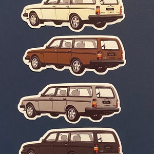 Volvo 240 Wagon Sticker - Etsy