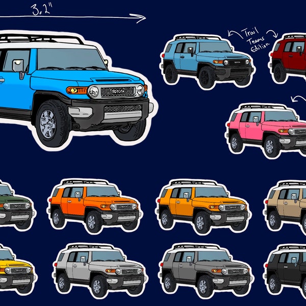 Toyota Fj Cruiser - Etsy