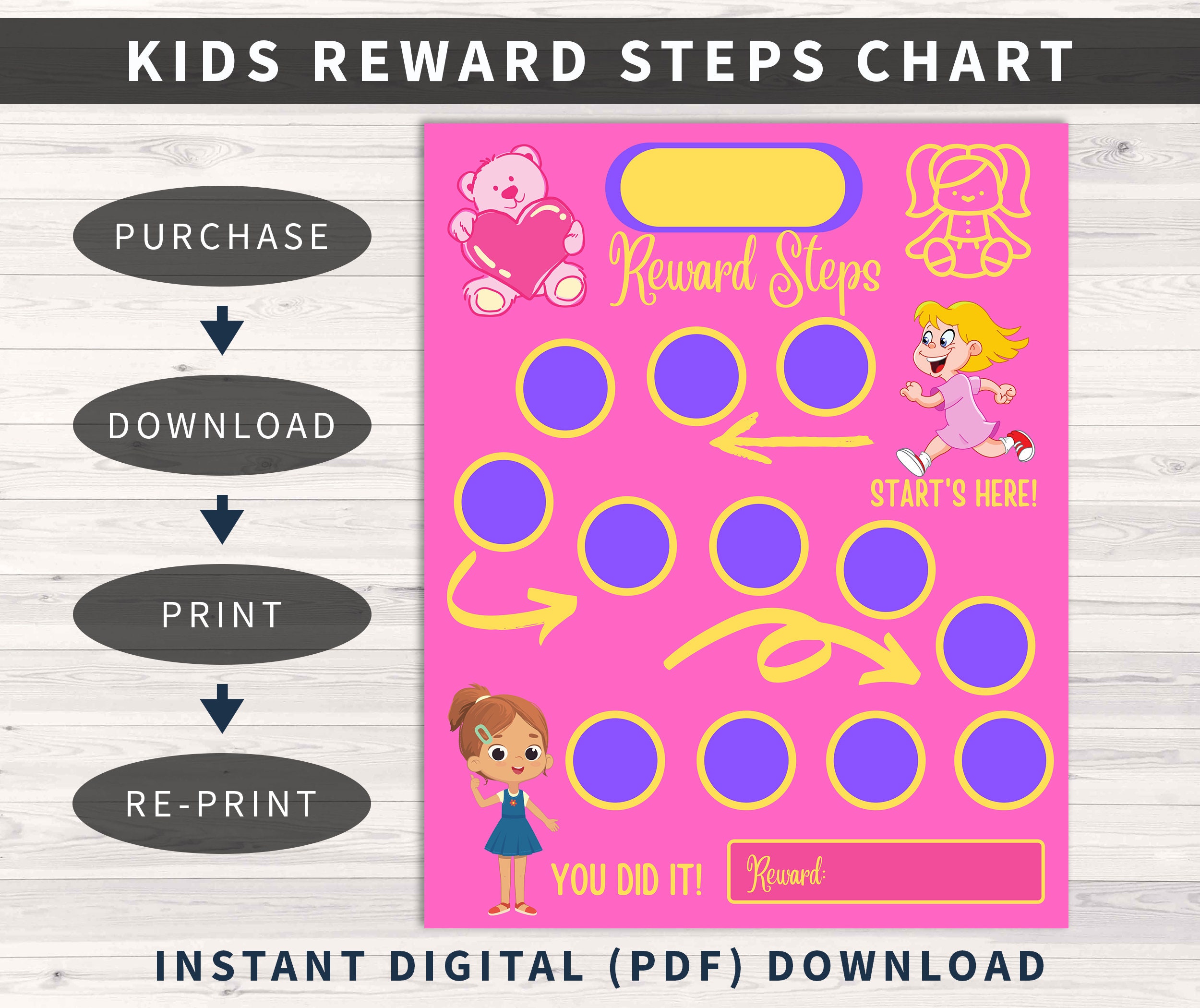 Learning & School Toys Behavior Training Tasks Digital Download K03 ...