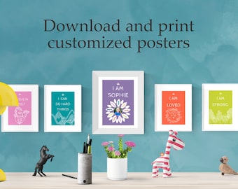 Inspirational Prints Playroom Decor Set of 8 Prints Kids - Etsy