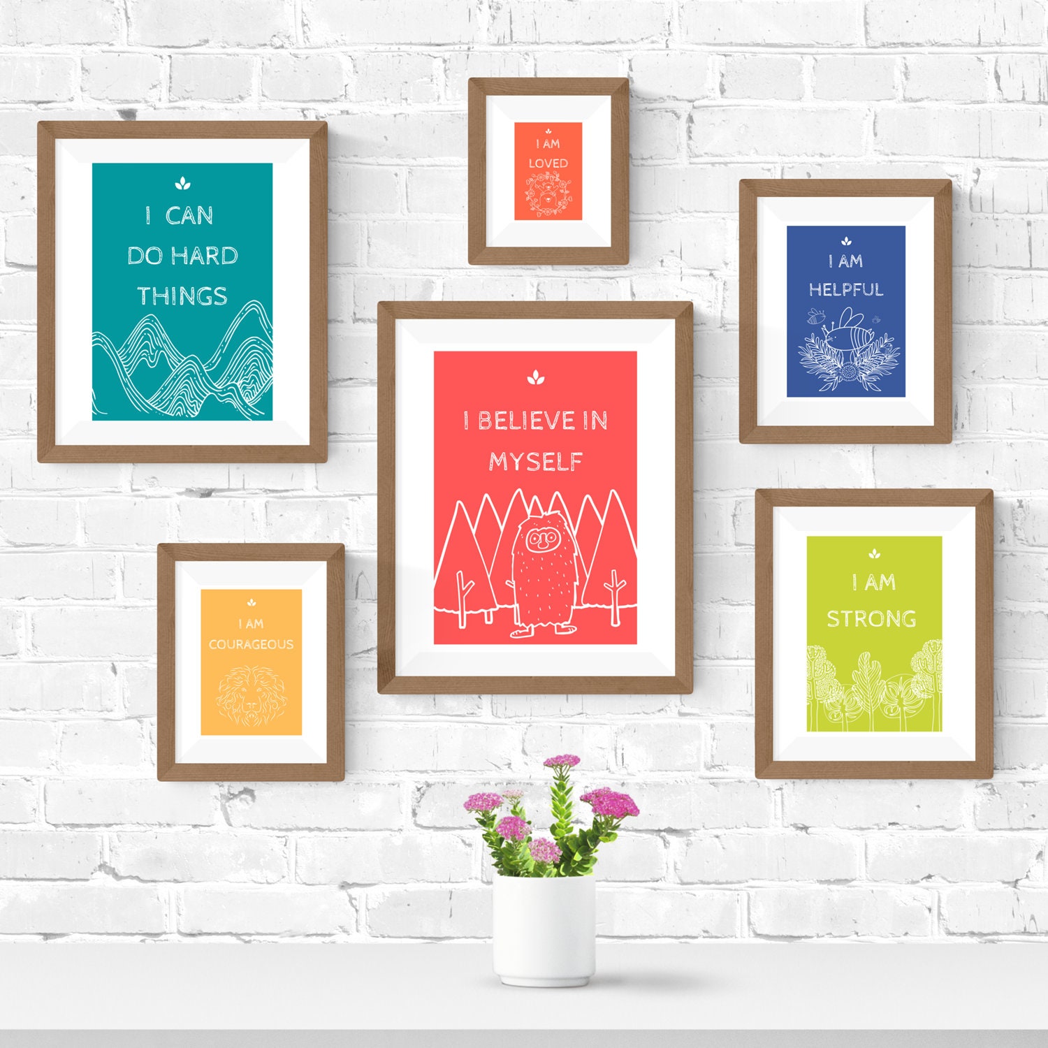 Inspirational Prints Playroom Decor Set of 8 Prints Kids - Etsy