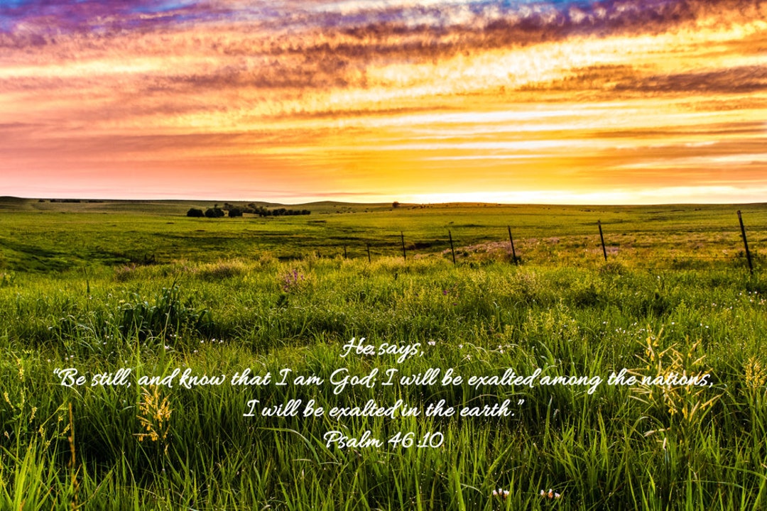 Custom Verse Landscape Print, Custom Quote Art, Prairie Photography ...
