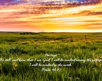 Scripture Landscape Art - Etsy