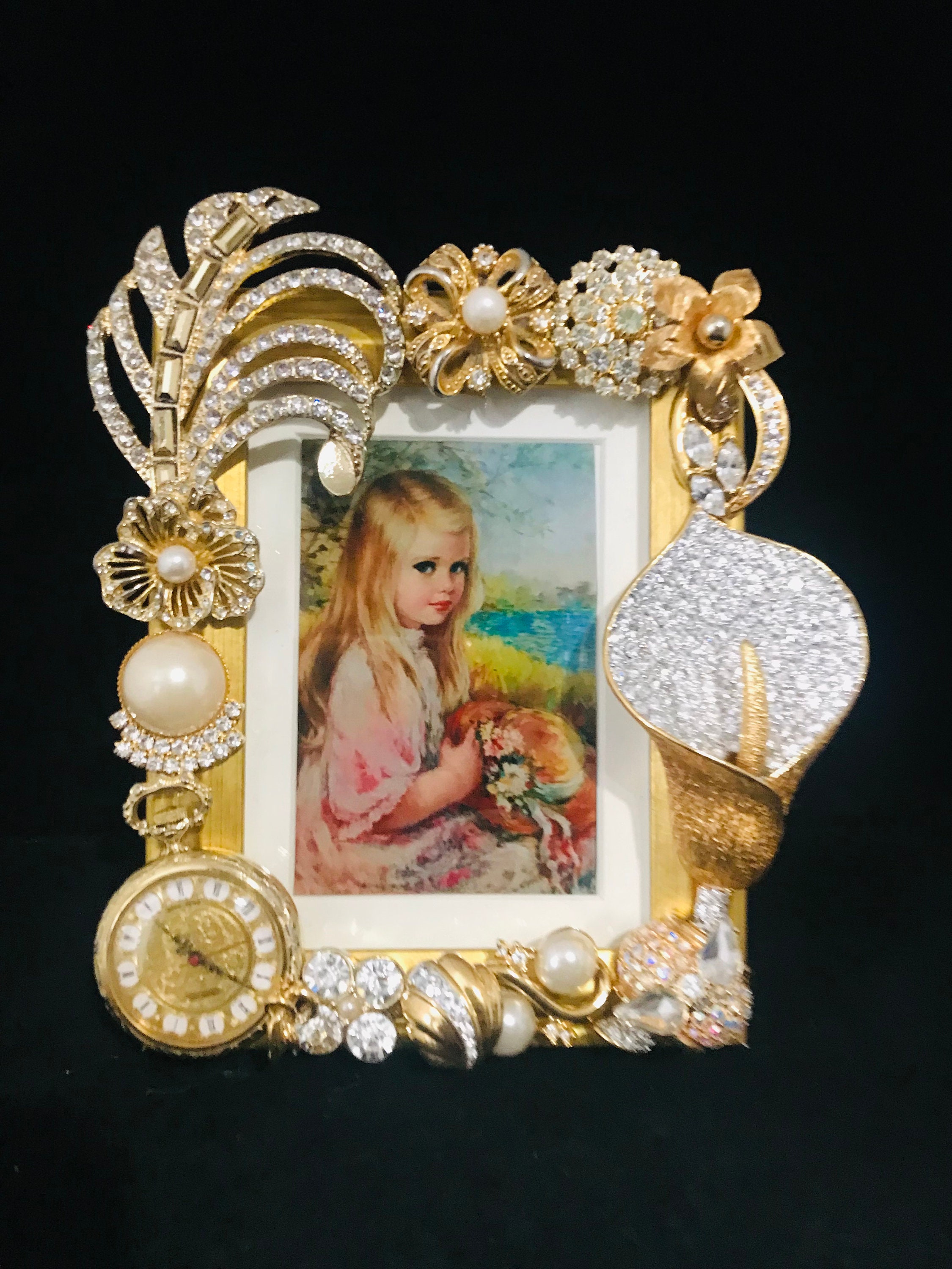 Bling Sparkling Jeweled Frame With Over a Hundred Rhinestones ...