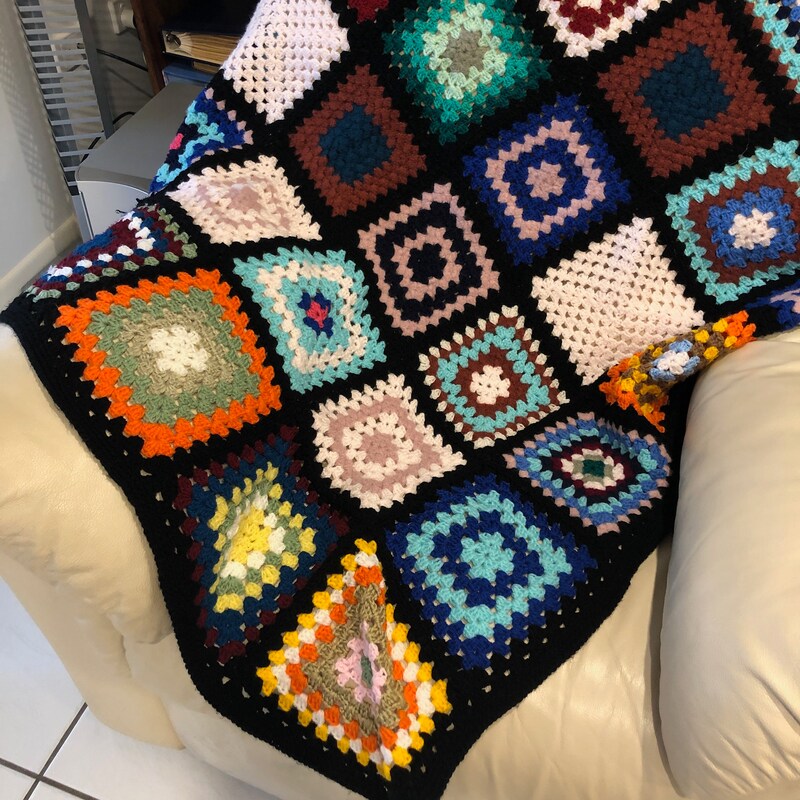Granny Square Rug - Etsy