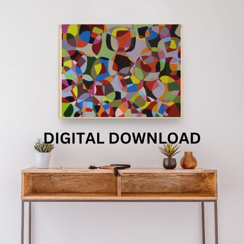 It's Good to Be Square, Acrylic Painting, Wall Art, Room Decor ...