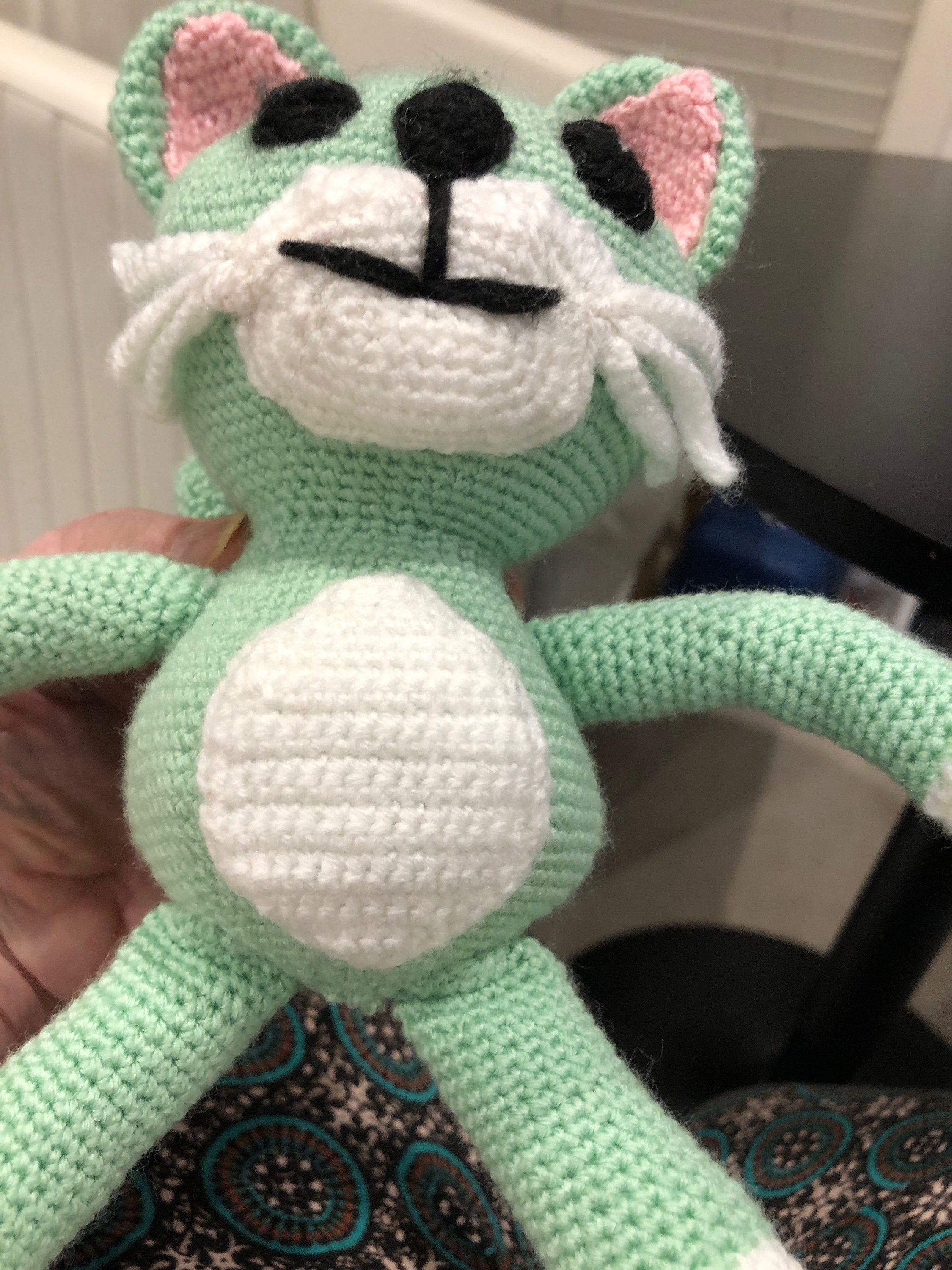 Felix the Cat Crochet Pattern, Amigurumi Animal (PDF Pattern) Digital ...