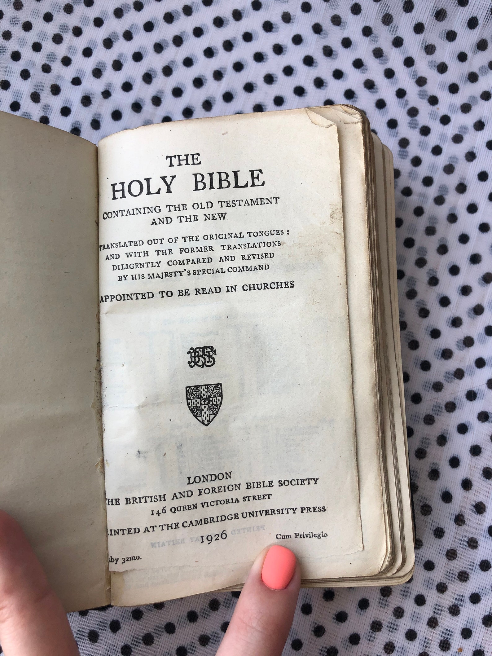 Holy Bible Gold Leaf Very Good Condition 1926 | Etsy