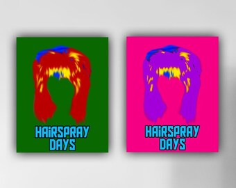 80s Hair Poster - Etsy
