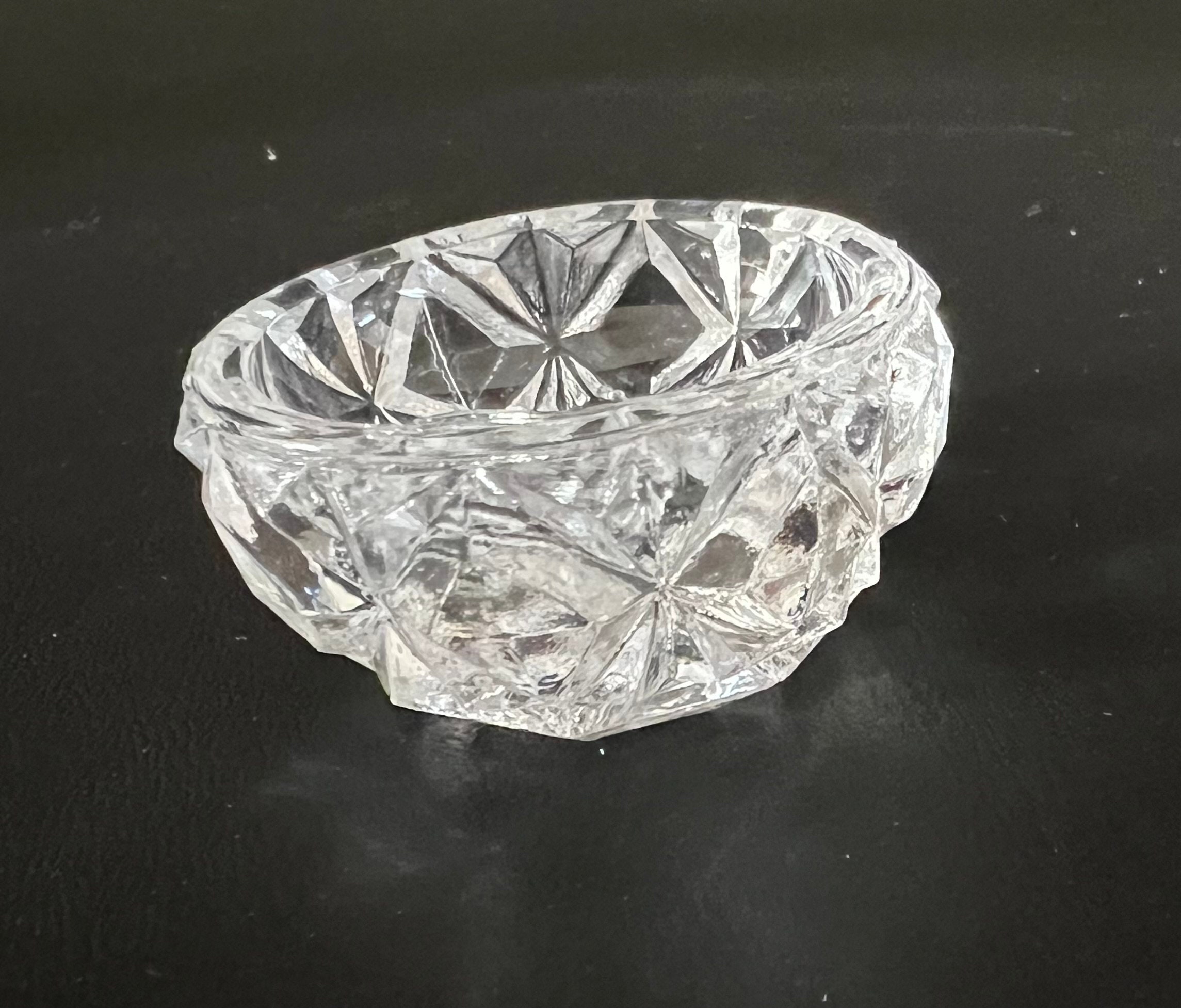 Vintage Individual Salt Cellars With Spoons - Etsy