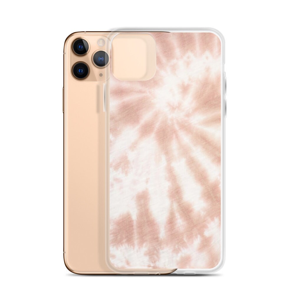 Pastel Tie Dye iPhone Case Pink Tan Tie dye swirl deign | Etsy