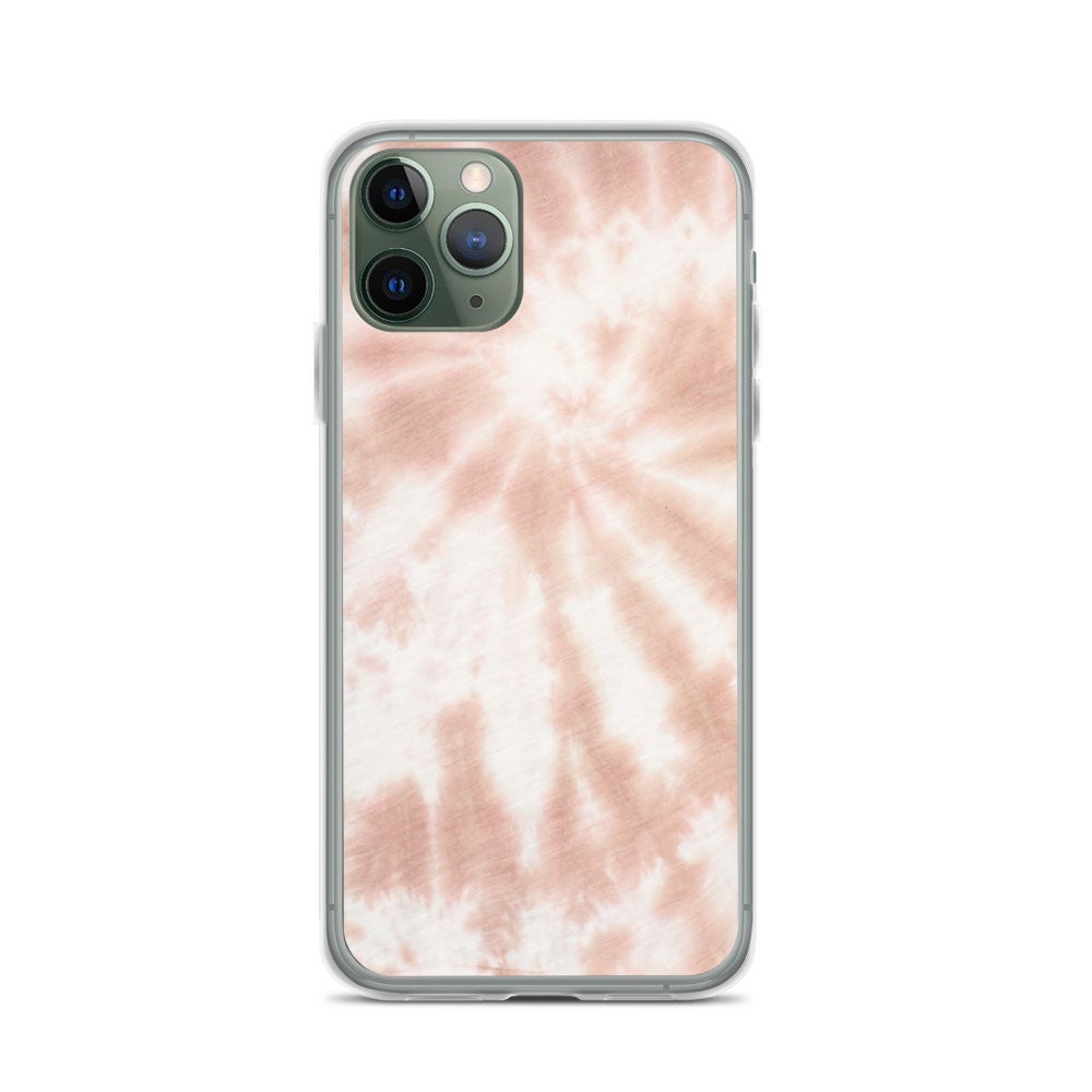 Pastel Tie Dye iPhone Case Pink Tan Tie dye swirl deign | Etsy