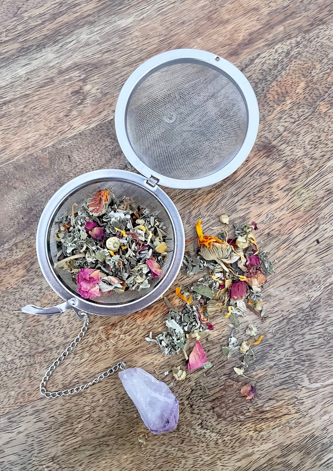 Large Crystal Bath Herb Infuser - Etsy