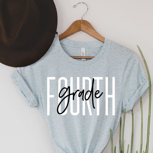 Fourth Grade Teacher Shirt Teach 4th Grade Cute Teacher Tee - Etsy