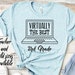 Third Grade Shirt 3rd Grade Teacher Shirt 3rd Grader Virtual Teacher ...