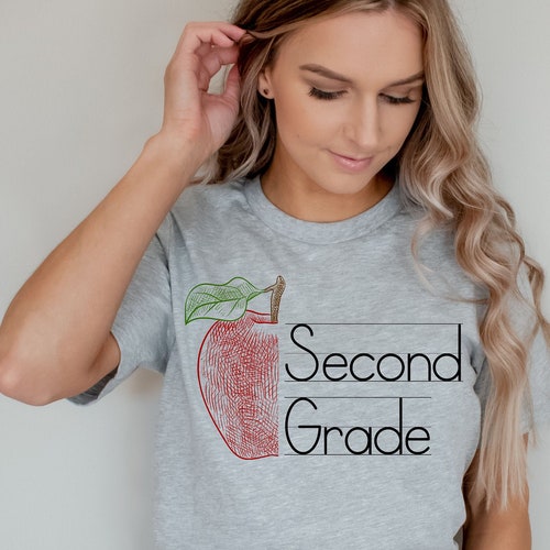 Second Grade Teacher Shirts 2nd Grade Teacher Tshirt - Etsy
