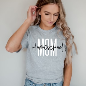 Homeschool Mom Shirt Homeschool Mama Homeschooling Shirt Unschooling ...