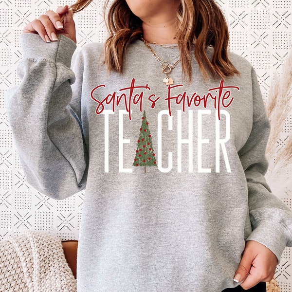Teacher Santa Etsy