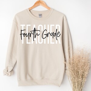 4th Grade Teacher Sweatshirt Fourth Grade Teacher Shirt 4th Grade Team ...
