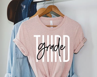 Teacher Shirt for Third Grade Teacher, Teacher Gift for 3rd Grade, 3rd ...