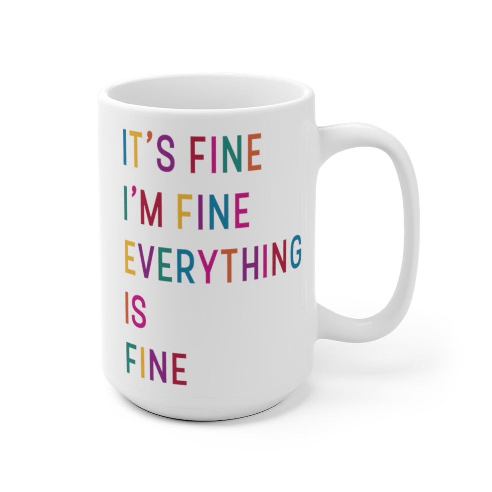 Its Fine Im Fine Everything is Fine Mug Everythings Fine - Etsy