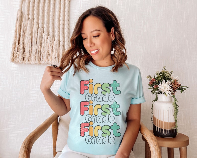 1st Grade Teacher Shirts First Grade Teacher T Shirts for Back | Etsy