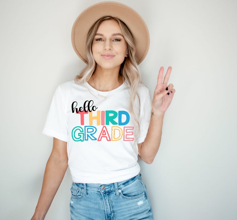 Third Grade Teacher Shirts 3rd Grade Teacher Tshirt Elementary - Etsy