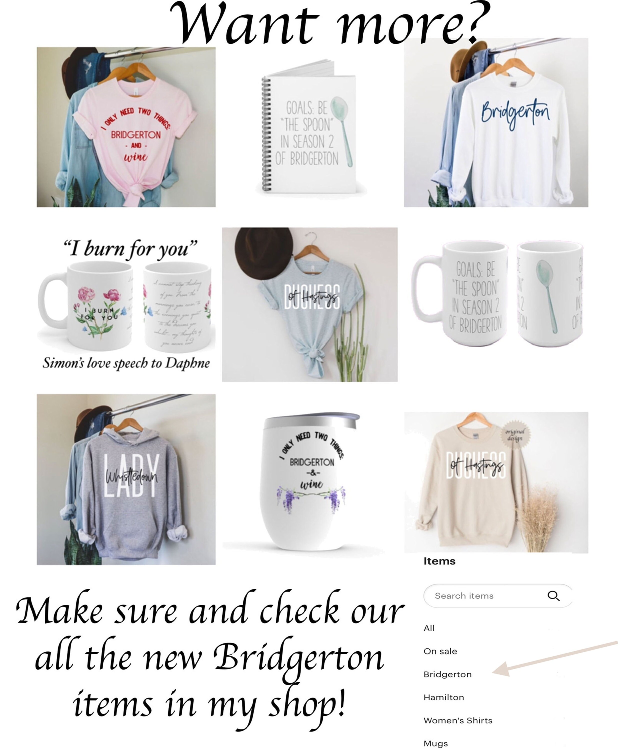 Bridgerton Gift Bridgerton Tote Bag Bridgerton Womens - Etsy