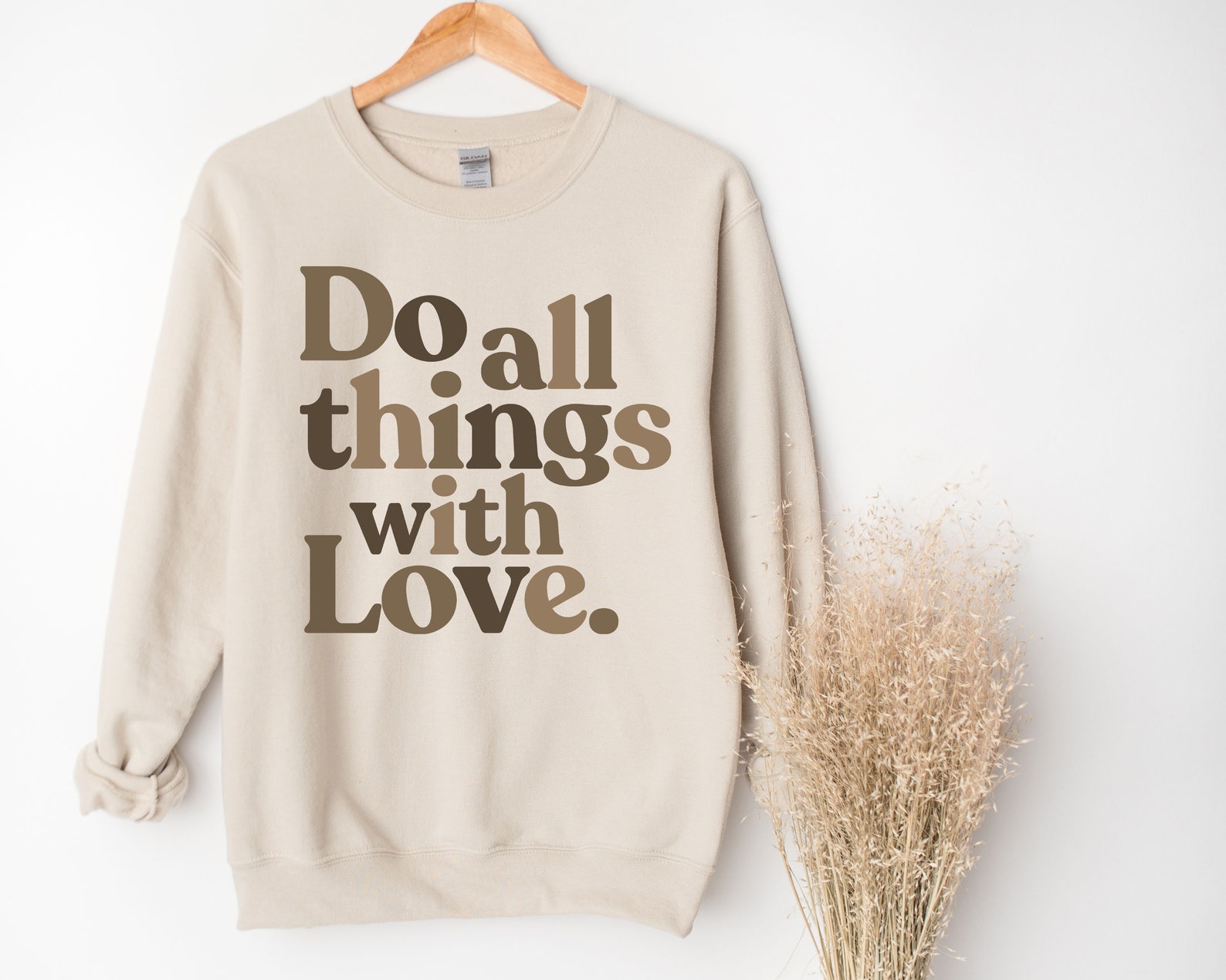 Do All Things With Love Positive Vibes Positivity Clothing - Etsy