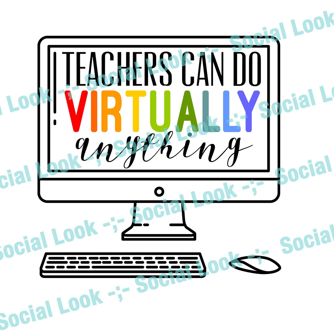 Teachers Can Do Virtually Anything SVG PNG JPG - Etsy