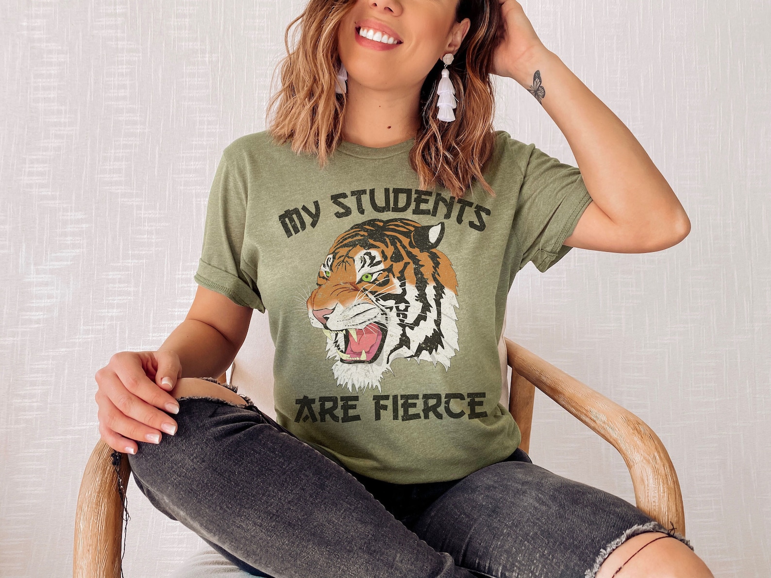 My Students Are Fierce Tiger School Mascot Chinese New Year | Etsy