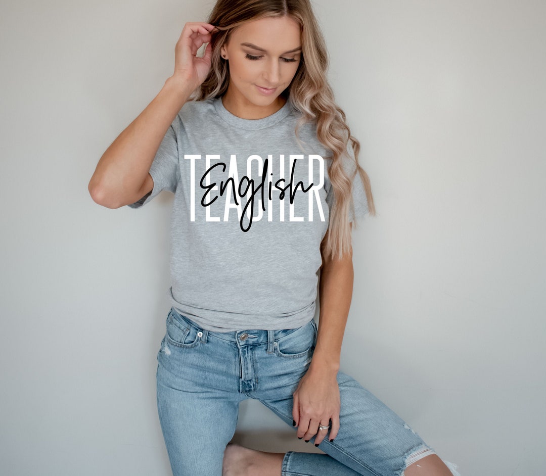 English Teacher Shirt Teacher Shirts English Shirts for Teachers ...