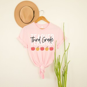 Third Grade Teacher Shirt Cute 3rd Grade Teacher Tshirt Third Grade ...