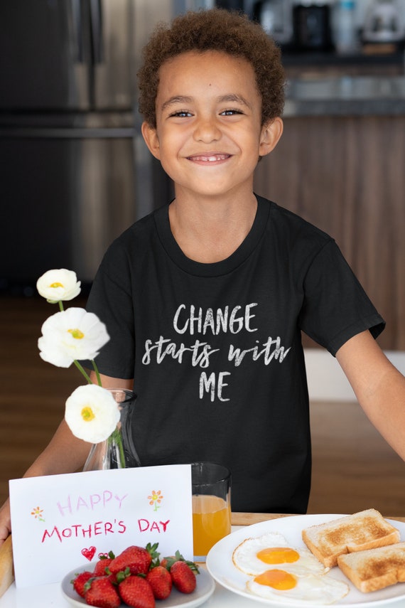 Change Starts With Me Kids Shirt Be the Change Kids Shirt | Etsy