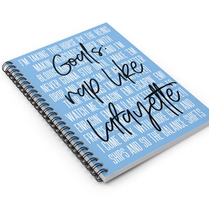 Hamilton Gift Spiral Notebook Hamilton School Hamilton Christmas Funny ...