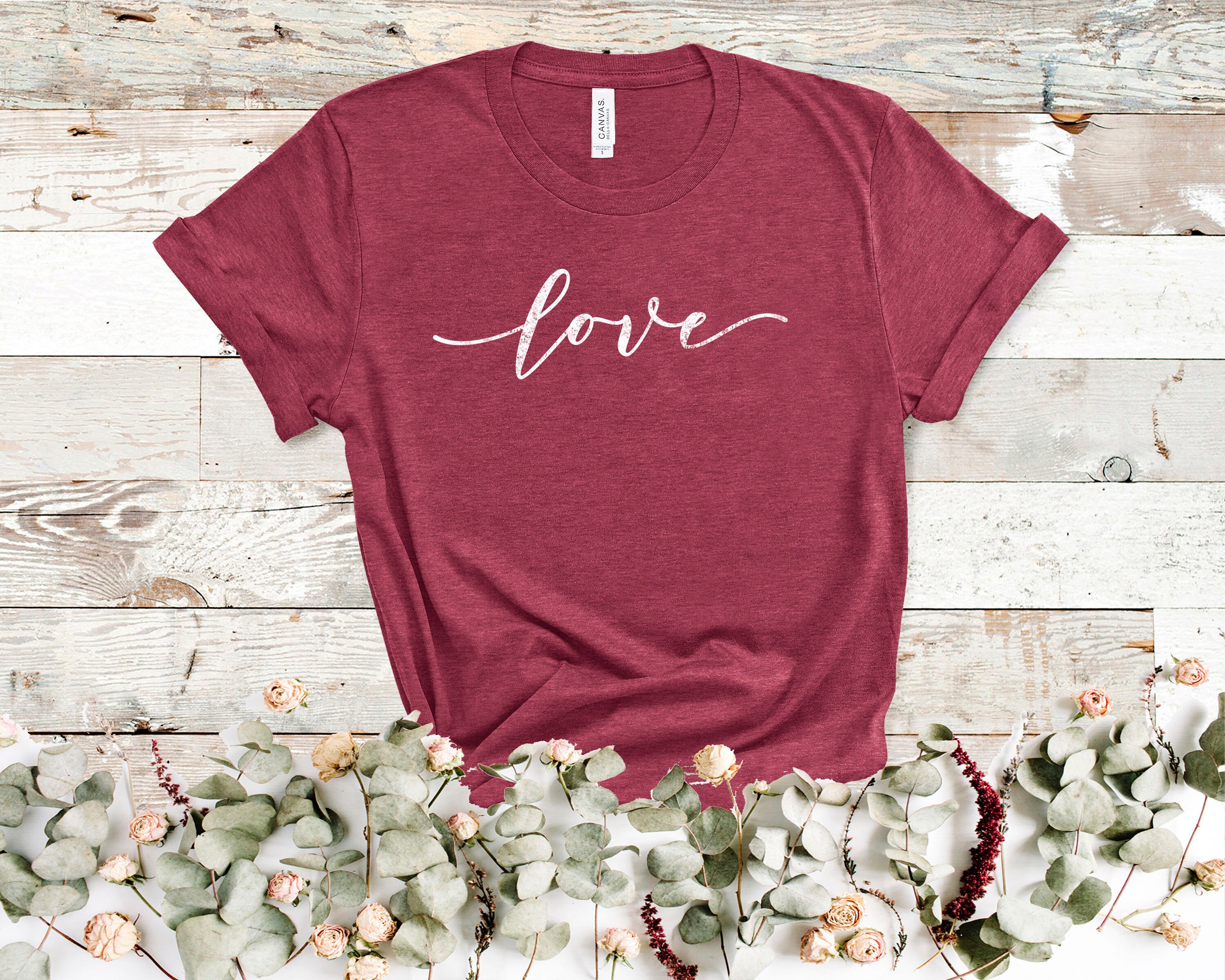 Love Shirt Love tee Love T-shirt Wife Gift Engagement | Etsy