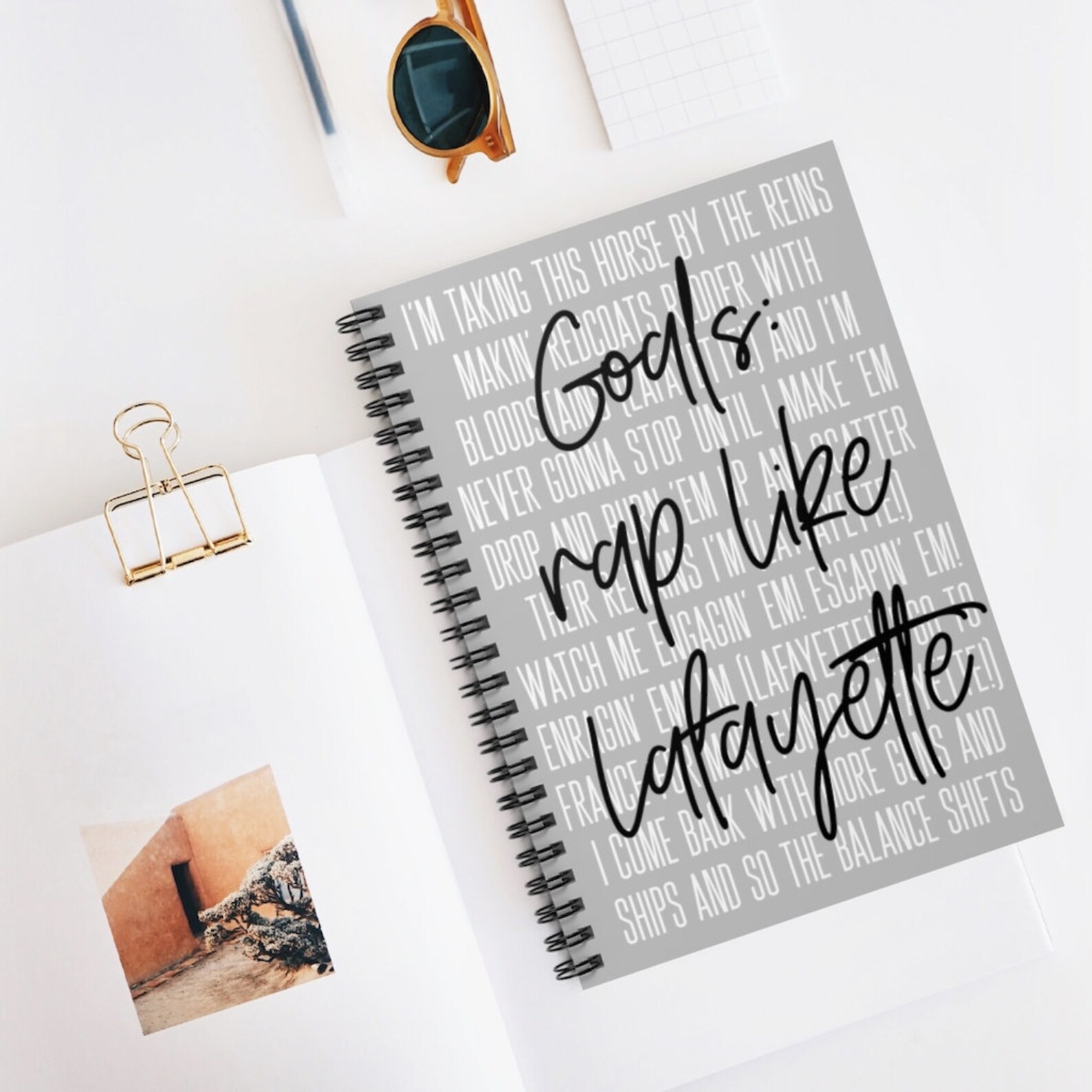 Hamilton Gift Spiral Notebook Hamilton School Hamilton | Etsy