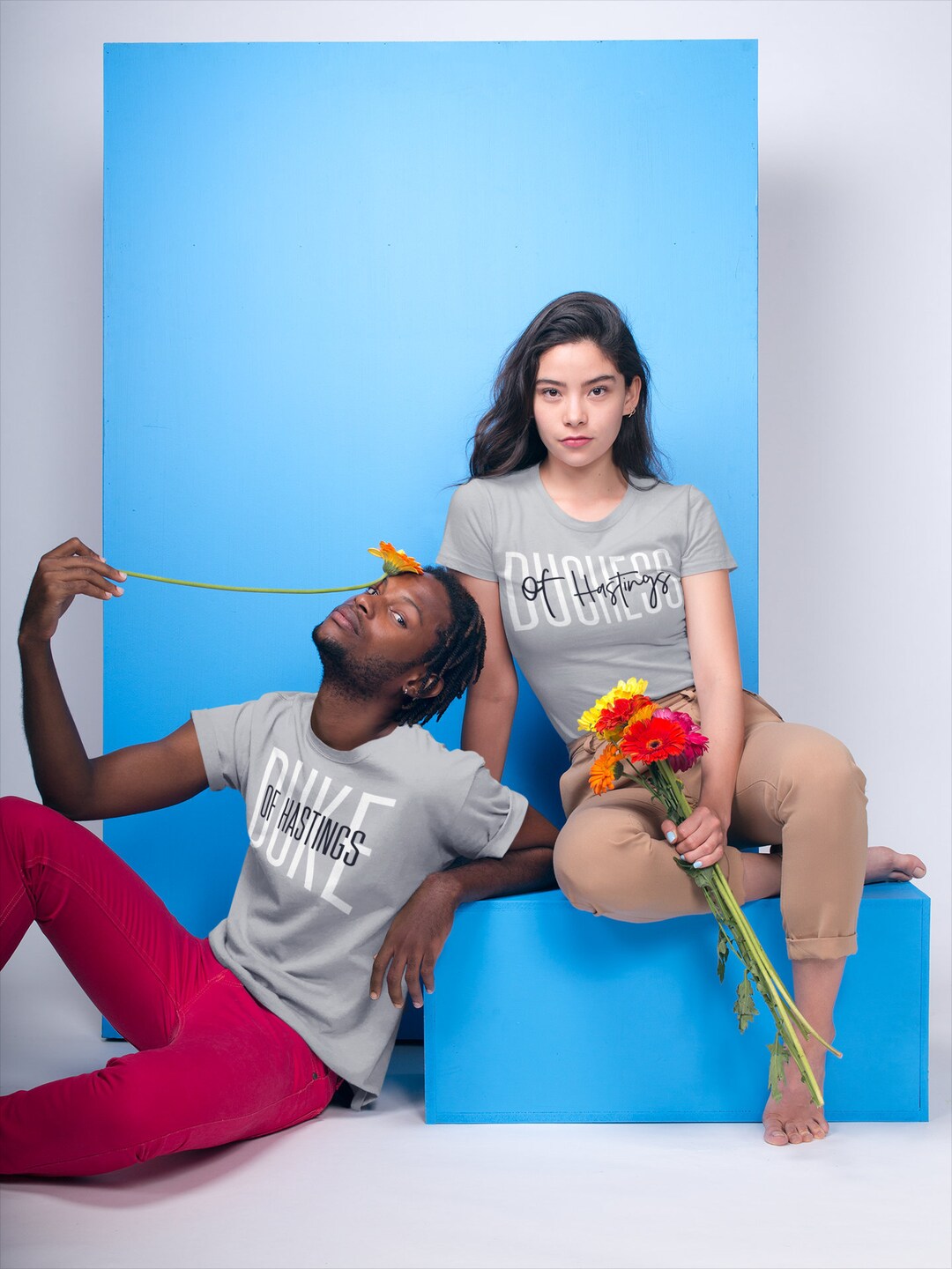 SET OF TWO Bridgeton Shirt - Duke and Duchess Couples Shirt - Duke of ...