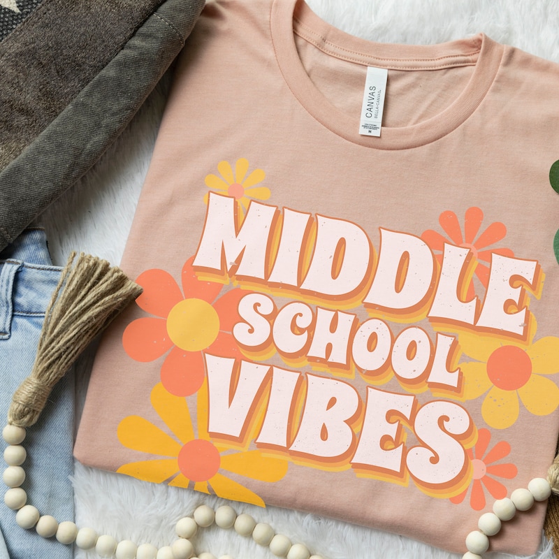 Middle School Teacher Shirt - Etsy