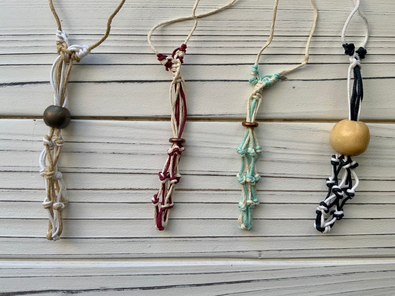 Crystal Keeper Necklaces Macramé Jewelry for Stones & - Etsy