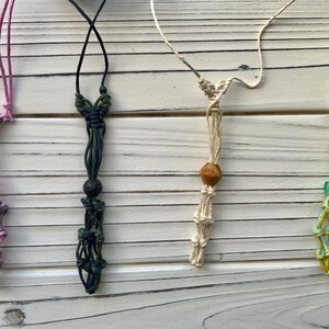 Crystal Keeper Necklaces Macramé Jewelry for Stones & - Etsy