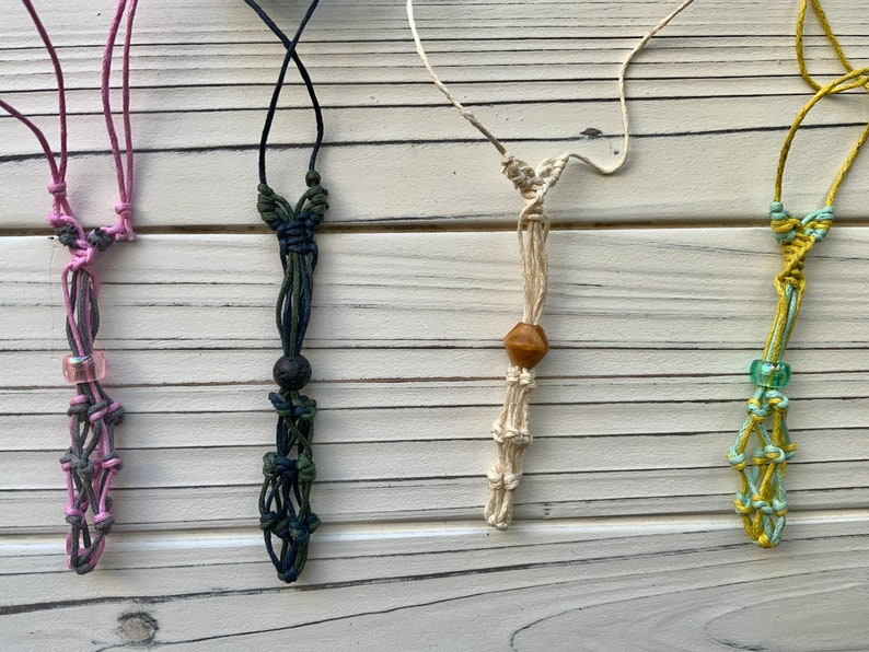 Crystal Keeper Necklaces Macramé Jewelry for Stones & - Etsy