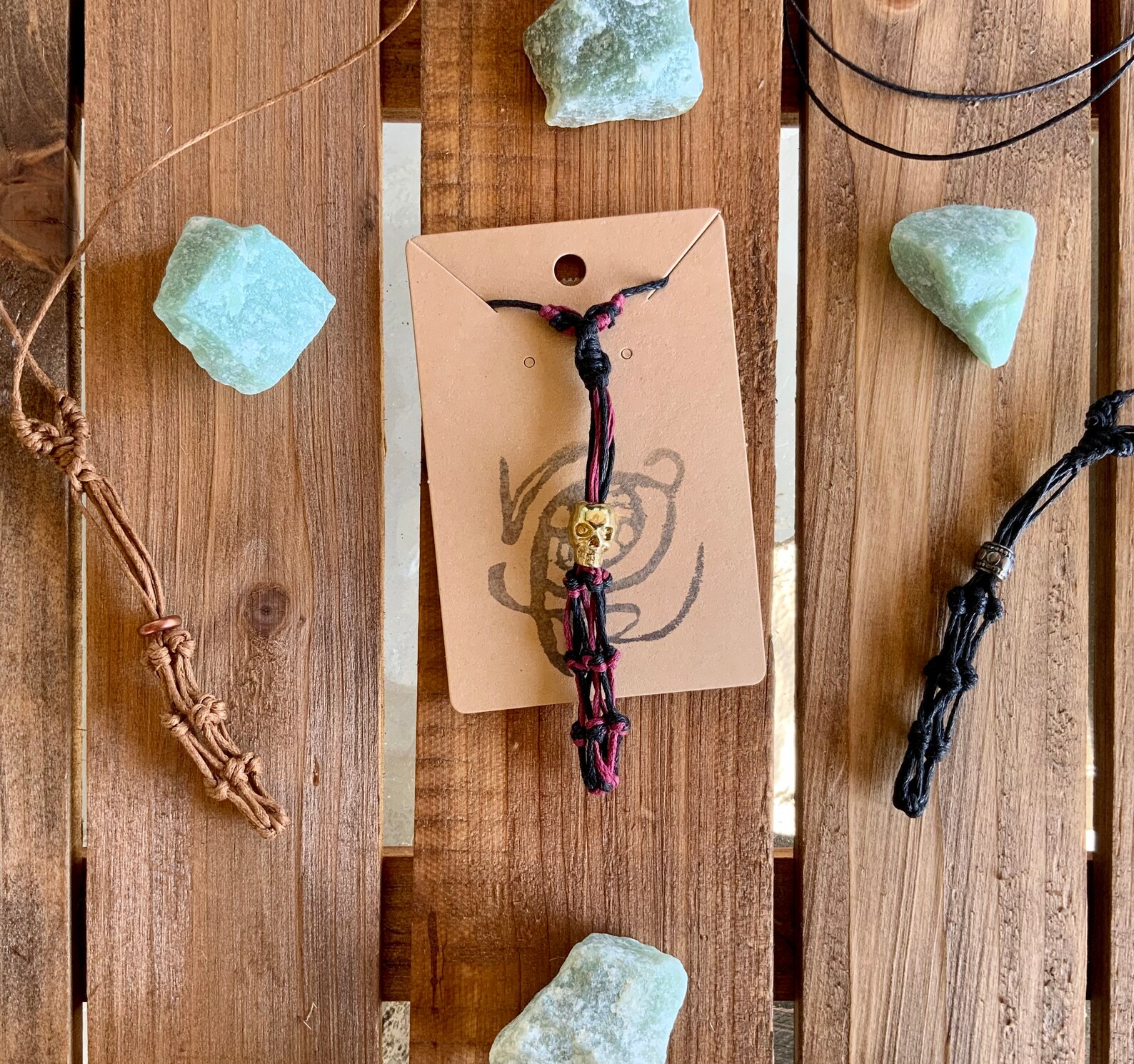 Crystal Keeper Necklaces Macramé Jewelry for Stones & | Etsy