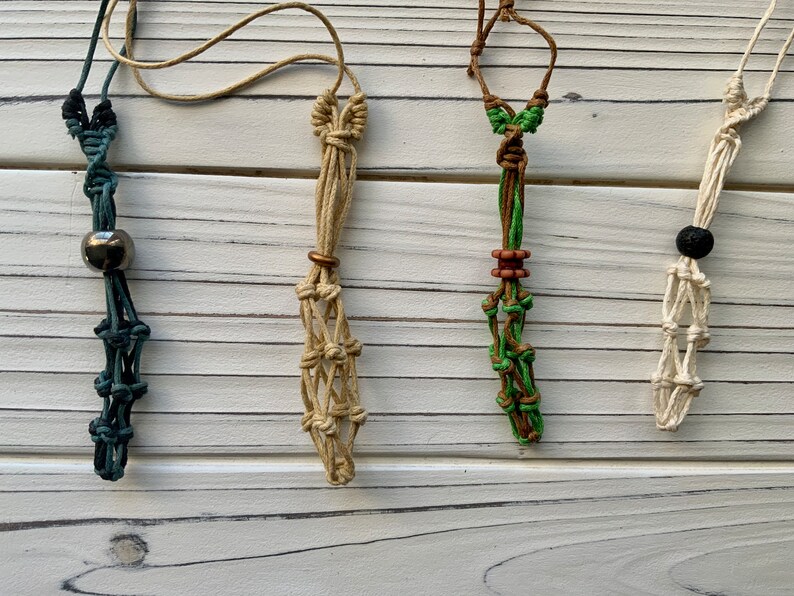 Crystal Keeper Necklaces Macramé Jewelry for Stones & - Etsy