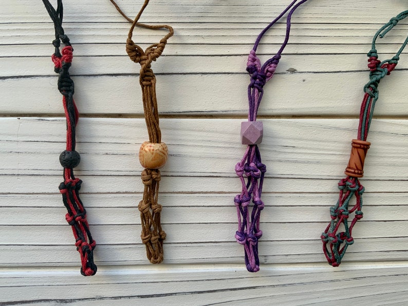 Crystal Keeper Necklaces Macramé Jewelry for Stones & - Etsy