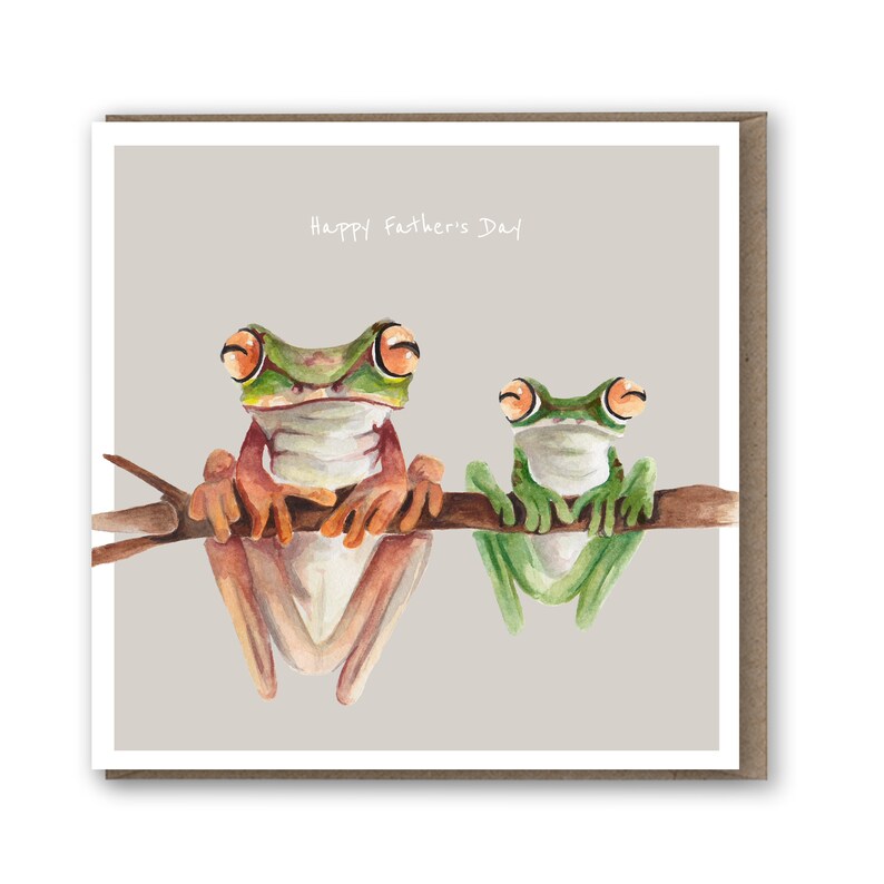 Father's Day Frog Card - Etsy
