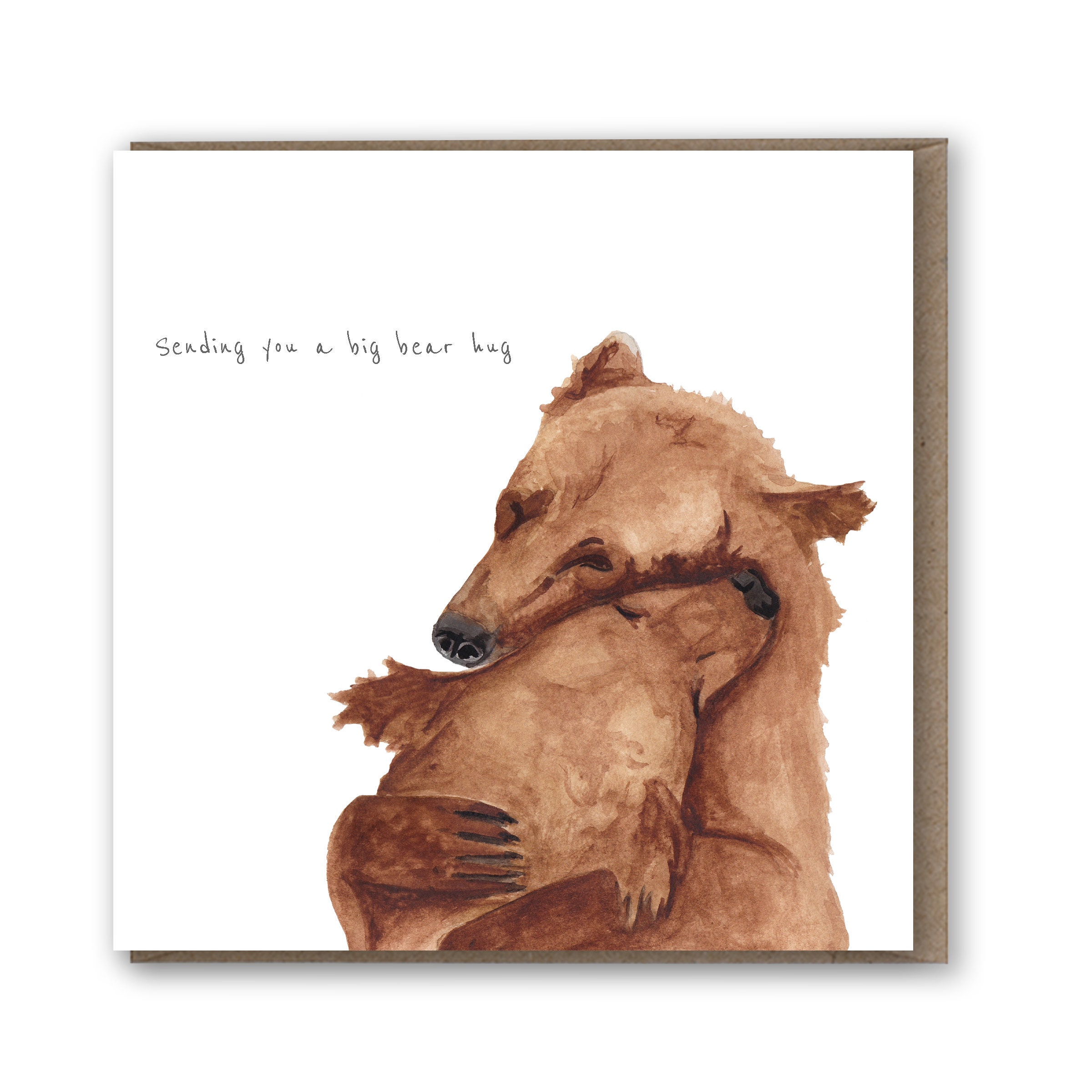 Bear Hug Card - Etsy