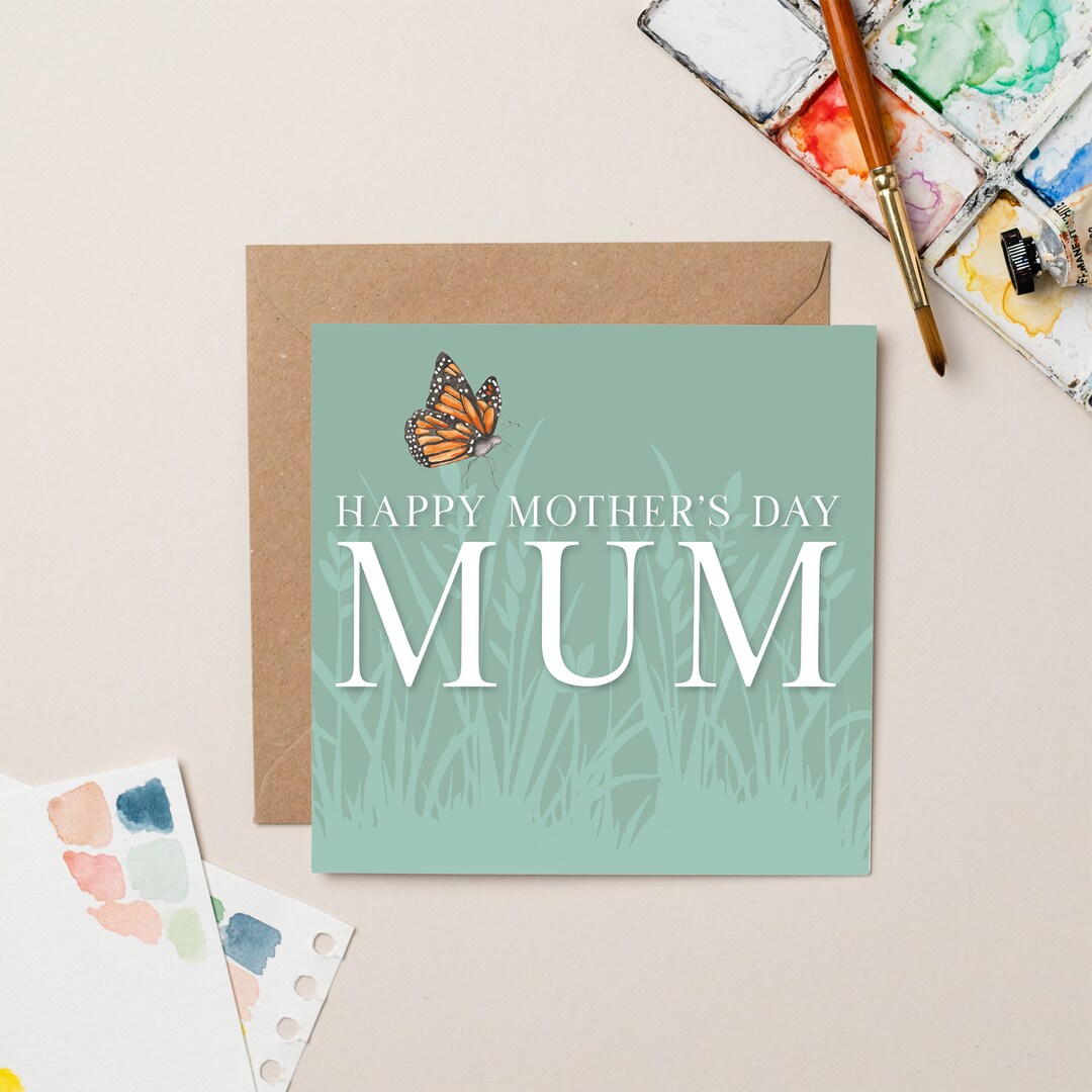 Butterfly Mother's Day Card - Etsy